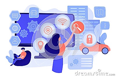 Intelligent Interface Concept Vector Illustration | CartoonDealer.com #172969925