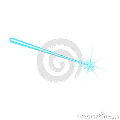 Intensity Laser Beam Cartoon Vector Illustration | CartoonDealer.com ...