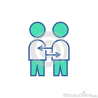 Interaction Icon. Vector Scheme And Diagram Symbol. Flat Interaction Icon Royalty-Free Stock ...