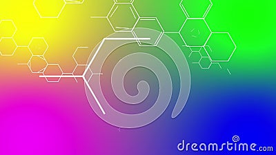 Interactive Animated Molecule Chemical Formula Bonding Formation Stock ...