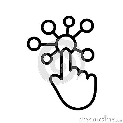 Interactivity Icon Vector Illustration | CartoonDealer.com #330178650