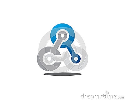 Interconnected Cog Showing Cooperation Teamwork Coalition Cartoon ...