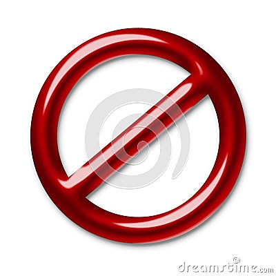 Interdiction Symbol Stock Photo - Image: 12403020