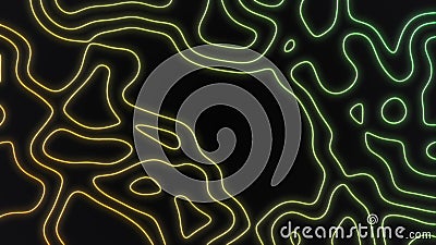 Interesting Magical Bright Pattern with Oval Lines in Motion. Design ...