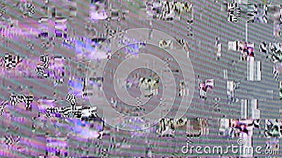 Interference in the Broadcast of Digital Television Stock Video - Video ...