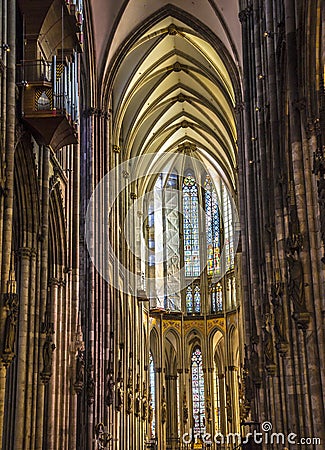 Interior Of Cologne Cathedral Stock Photo - Image: 47802442