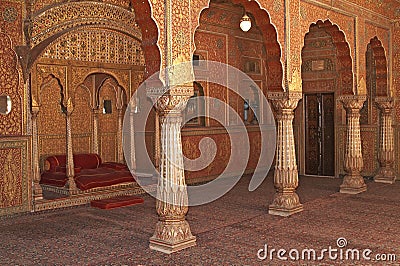 Interior Of An Indian Maharaja's Palace Stock Photos - Image: 5745523