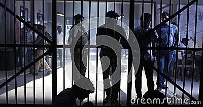 Interior of Indian Police Station Stock Footage - Video of files ...