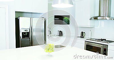 Interior of Modern Kitchen 4k Stock Footage - Video of homey, 1080p ...