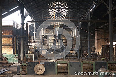Interior Of Old Factory Royalty Free Stock Photography - Image: 423287