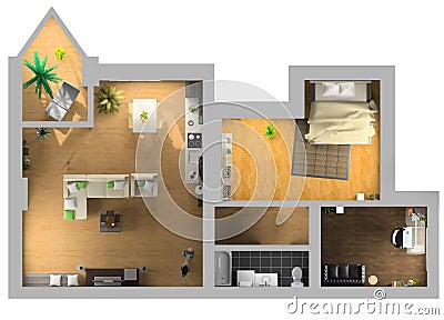 Interior Plan Stock Photos - Image: 6241893