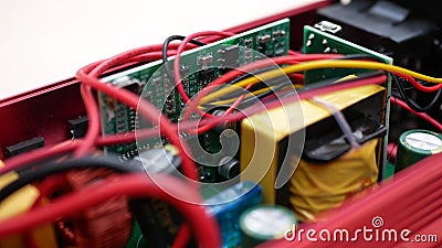 The Internal Structure of the Voltage Converter. the Electronic ...