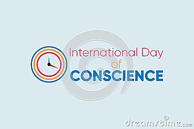 International Day Of Conscience Vector Background Design. Conscience In ...