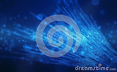 Internet Binary Data Code Computing Or Transmission Process,Internet ...