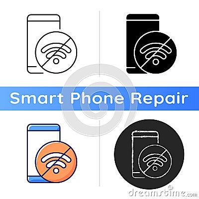 Internet Connection Issues Icon Cartoon Vector | CartoonDealer.com ...