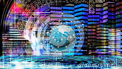 Internet.Globalization Connection Technology Stock Photo - Image: 51055143