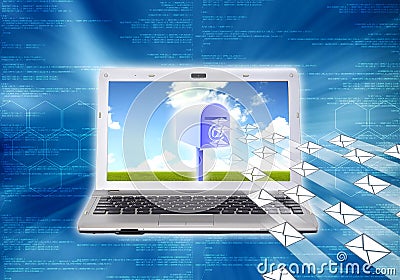 Internet Mail Concept Stock Photography - Image: 27439192