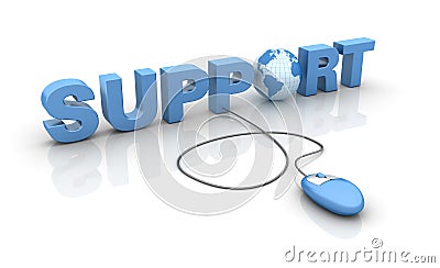 Internet Support Royalty Free Stock Image - Image: 29624906