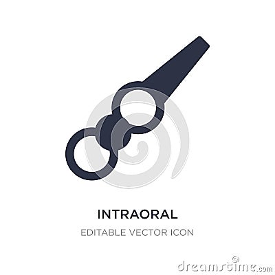 Intraoral Icon On White Background. Simple Element Illustration From ...