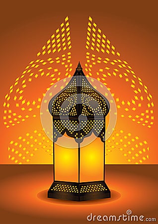 Intricate Arabic Floor Lamp Stock Photos - Image: 10801203