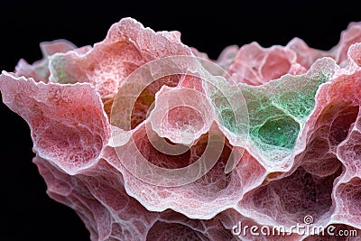 Intricate Microscopic View Of Organic Cellular Structure Royalty-Free ...