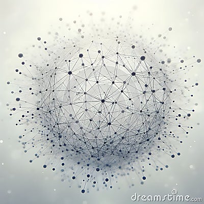 An Intricate Network Of Interconnected Lines And Nodes, Resembling A Complex Web Or Mesh ...