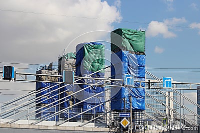 Inventory Formwork For Reinforced Concrete For The Construction Of The ...