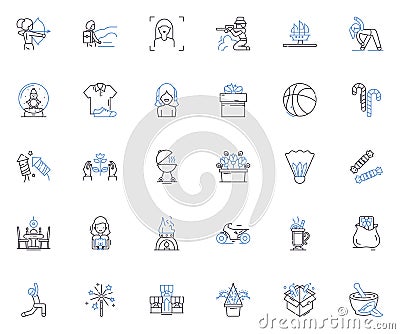 Involved Line Icons Collection. Participate, Engaged, Active ...