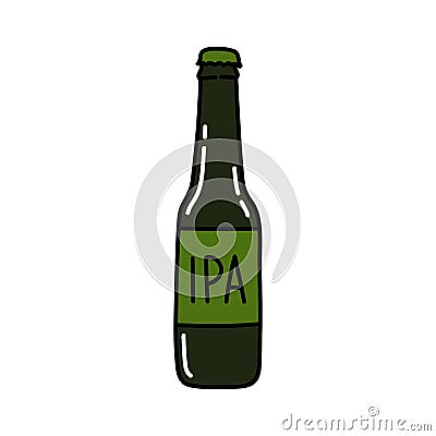 Ipa Beer Doodle Icon, Vector Color Line Illustration | CartoonDealer ...