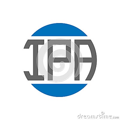 IPA Letter Logo Design On White Background. IPA Creative Initials ...