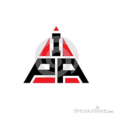 IPA Triangle Letter Logo Design With Triangle Shape. IPA Triangle Logo ...