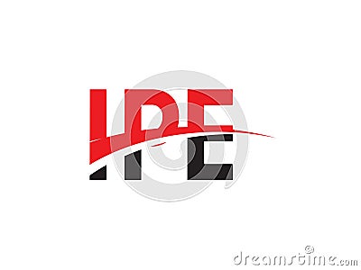 IPE Letter Initial Logo Design Vector Illustration | CartoonDealer.com ...