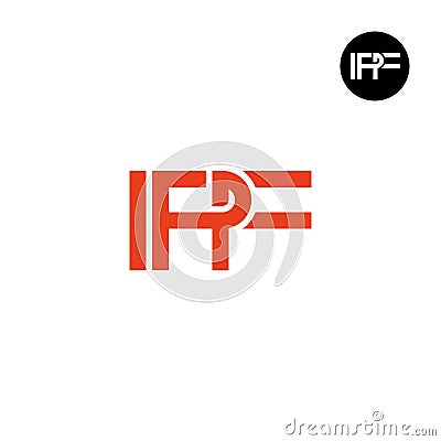 IPF Logo Letter Monogram Design Cartoon Vector | CartoonDealer.com ...