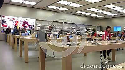 Iphone inside Apple store stock footage. Video of phone - 47234774