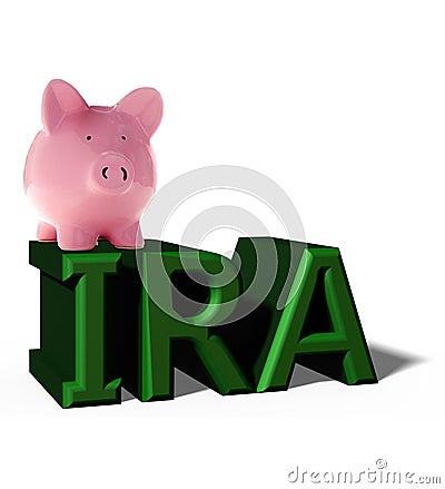 IRA Piggy Bank Royalty-Free Illustration | CartoonDealer.com #116747817