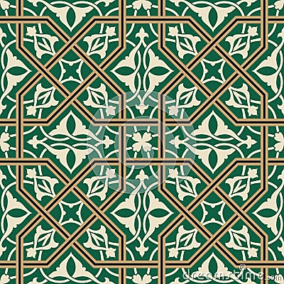 Iraq Floral Seamless Pattern Stock Vector - Image: 68361710