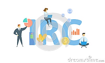 IRC, Internal Revenue Code. Concept With Keywords, People And Icons ...