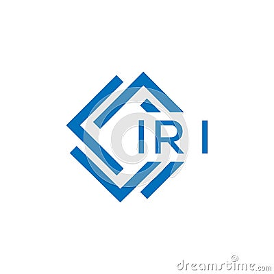 IRI Letter Logo Design On White Background. IRI Creative Circle Letter ...