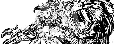 Irithel Mobile Legends Line Art Stock Photography | CartoonDealer.com ...