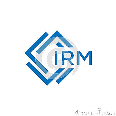 IRM Letter Logo Design On White Background. IRM Creative Circle Letter ...