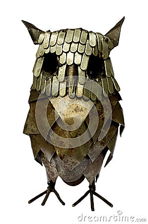 Iron Owl Stock Photography - Image: 10979172