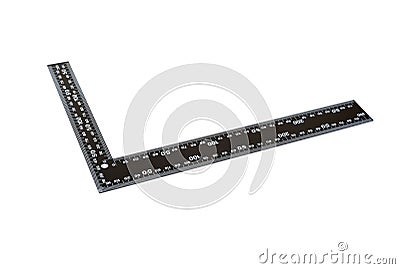 Iron Ruler With Angle Bar Royalty-Free Stock Image | CartoonDealer.com ...