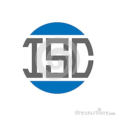 ISC Letter Logo Design On White Background. ISC Creative Initials ...