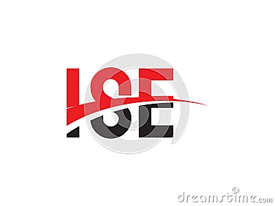 ISE Letter Initial Logo Design Vector Illustration | CartoonDealer.com ...