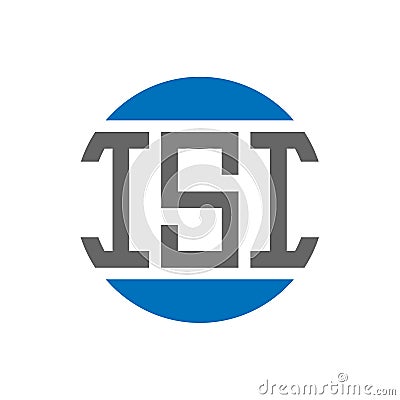 ISI Letter Logo Design On White Background. ISI Creative Initials ...