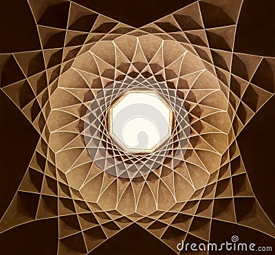 Islamic Persian Design Of Governor Pavilion In Bagh-e Dolat Abad Of ...