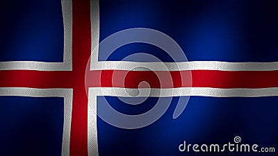 Island-Flagge stock video. Video von beschaffenheit, hintergrund - 95078715