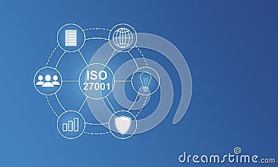 ISO 27001 And Icons Royalty-Free Stock Image | CartoonDealer.com #257762974