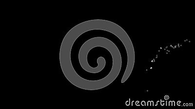 Isolated on Black with True Alpha Channel Mask for Real Semi ...