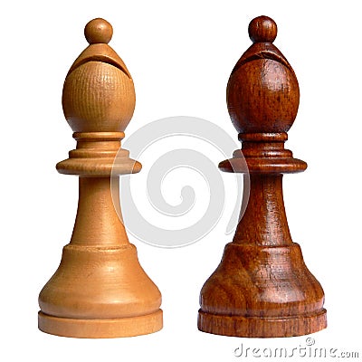 Isolated Chess Bishop Stock Photo - Image: 2181840